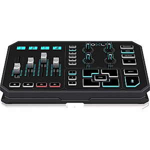 TC-Helicon GoXLR Revolutionary Online Broadcaster Platform with 4-Channel Mixer, Motorized Faders, Sound Board and Vocal Effects, Officially Supported on Windows