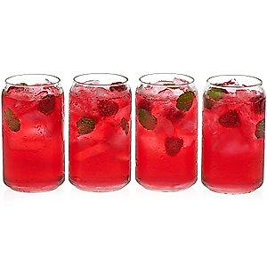 Libbey Classic Can Tumbler Glasses, Set of 4