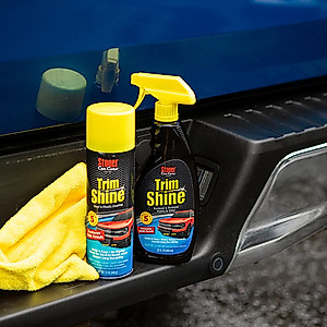 Stoner Car Care 91034 12-Ounce Trim Shine Protectant Aerosol Restores Dull or Faded Interior and Exterior Plastic Renew Bumpers, Running Boards, and More, Pack of 1