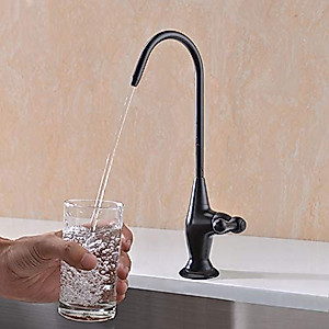 GICASA Oil Rubbed Bronze Filter Drinking Water Purifier Faucet, Stainless Steel Beverage Faucet Water Filtration Faucet