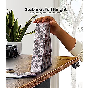 ErGear Adjustable Height Electric Standing Desk with Storage Bag Single Monitor Mount for 13 to 35 inches Ultrawide Screens