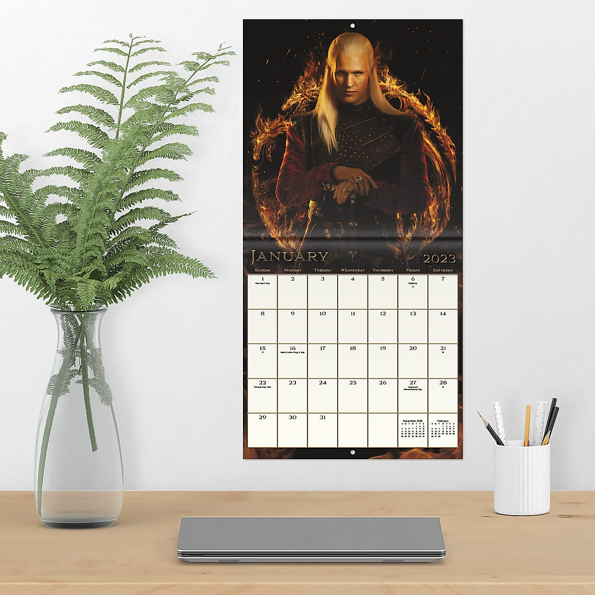 2023 Game of Thrones: House of the Dragon Wall Calendar