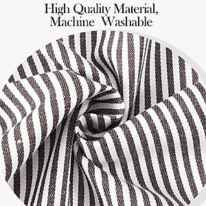 JaGely 8 Pcs Kitchen Cooking Aprons Adjustable Bib Aprons Chef Apron Kitchen Apron with Pockets for Women and Men, Chef, Kitchen, BBQ, Garden, Baking