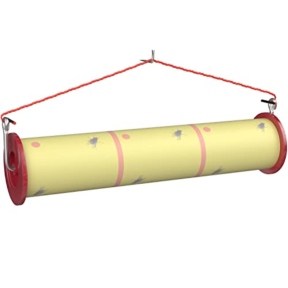 BLACK+DECKER Fly Traps Outdoor & Fruit Fly Traps for Indoors- Hanging Fly Trap Paper Roll- Sticky Glue Paper for Flies, Gnats, Mosquitoes & Other Insects, 30 Foot Roll