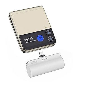 iWALK LinkPod 3 USB C Power Bank, 3350mAh Ultra-Compact Small Portable Charger Compatible with Samsung Galaxy Z Flip4 S23 S22, Nintendo Switch, Google Pixel, Oculus Quest