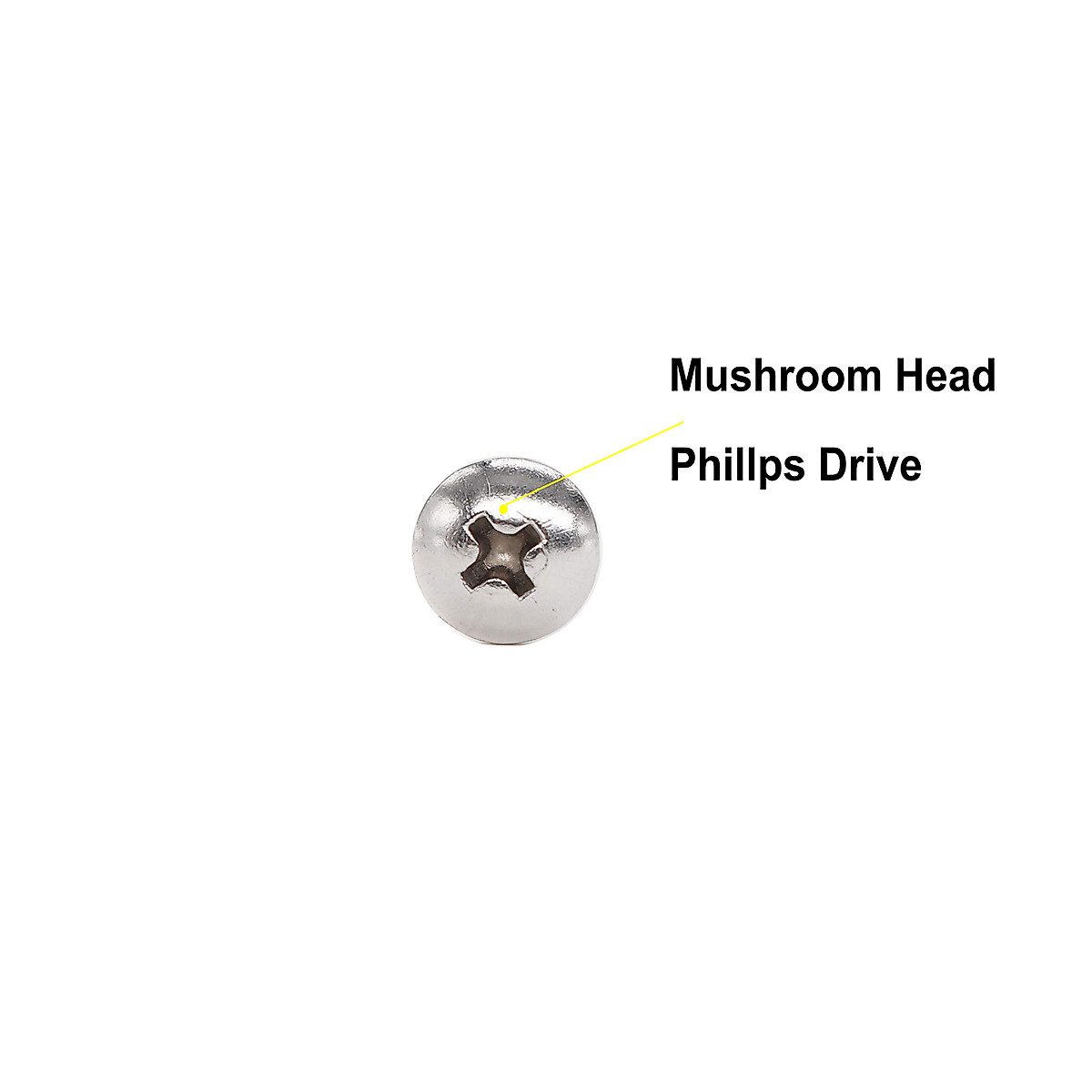 cSeao 30pcs M4x30mm Truss Head Drawer Pull Knobs Screws, Phillips Drive, Full Thread, 304 Stainless Steel