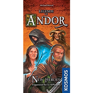 Thames & Kosmos Legends of Andor New Heroes 5 and 6 Player Expansion Cooperative, Family, Strategy Board Game by Kosmos | Expand The Award Winning Game Legends of Andor, Multi, 11.6 (692261)