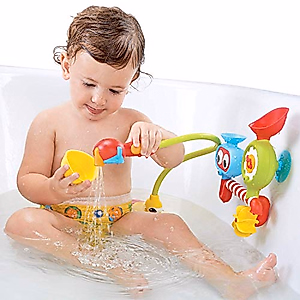 Yookidoo Kids Bath Toy - Submarine Spray Station - Battery Operated Water Pump with Hand Shower for Bathtime Play - Generates Magical Effects (Age 2-6 Years)