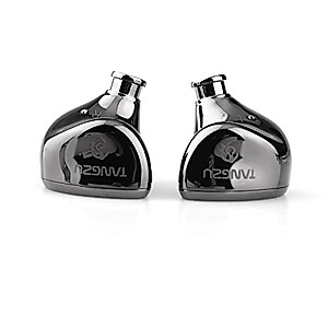 Linsoul TANGZU x HBB Wu Heyday HiFi Upgraded 14.5mm Planar Driver IEM with 5-Axis CNC Aluminum Shell, Detachable 3-in-1 Silver-Plated Cable