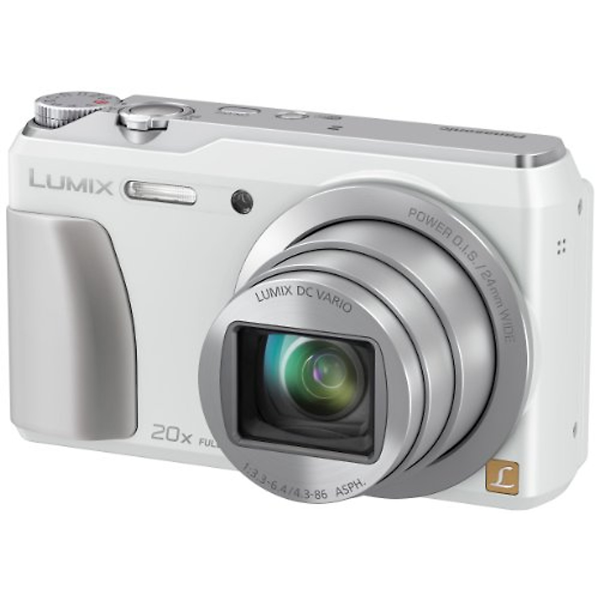 Panasonic DMC-ZS35W Digital Camera with 3.0-Inch TFT LCD (White)