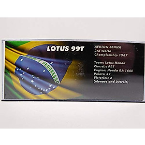 OPO 10 - Ayrton Senna Lotus 99T # 12 - Winner Monaco GP Formule 1-1987 1:43 Altaya (708)