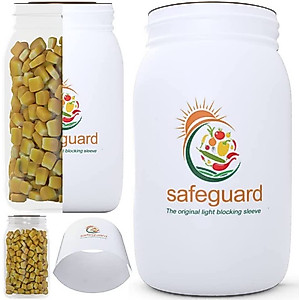 Canning Jar Covers - UV Blocking Covers for Canning Jars and Mason Jar Food Storage. / Ideal for Home Canners / Gardening / Kratky Growers / Homesteading. Great for bulk mason jars. Fits regular mouth