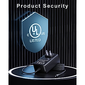 WUKUR Adapter Replacement for Celestron 18778 AC Power Adapter Compatible with NexStar 4SE 5SE 6SE 8SE 130SLT 127SLT LCM 114LCM 90LCM Power Cord【10 Feet Long】