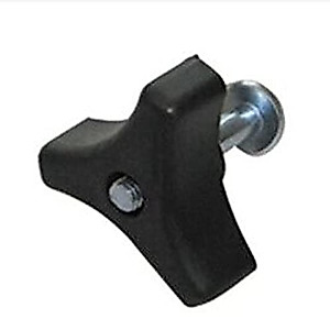 SMTHOME Triangle Handle Knob Nut Screw Bolt Black for Honda Lawn Mower Machine Garde