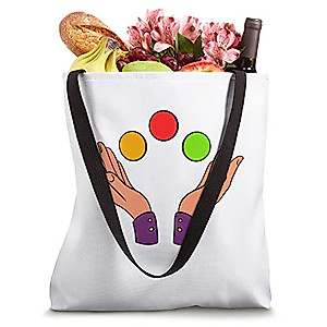 Juggler - Circus Performer Tricks with Balls & Pins - Props Tote Bag