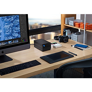 LaCie 2big RAID, 36TB, External Hard Drive Desktop, USB-C, 7.200 RPM, Enterprise Class Drives, for Mac and PC Desktop (STHJ36000800)