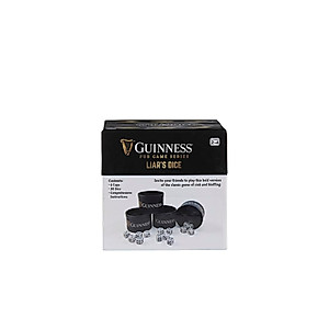 Front Porch Classics | Guinness Pub Games Series Liar's Dice, Traditional Pub Dice Game Officially Licensed by The Makers of Guinness Stout Beer