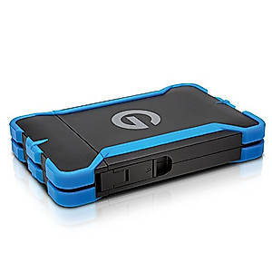G-Technology 1TB G-DRIVE ev ATC Portable External Hard Drive with tethered USB 3.0 cable - All-Terrain Drive Solution - 0G03614-1
