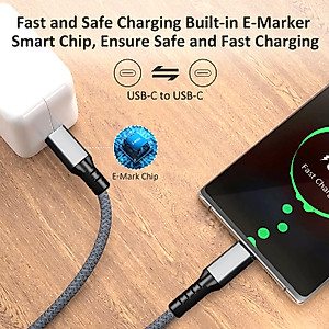 JASHALO 40Gbps USB 4 Thunderbolt Cable, 4 feet USB C to C Cable with 8K Video HD Display&240W Charging, Thunderbolt 3 Cable for iPhone 15Pro/15ProMax/15/15Plus, Type-C Laptop, Hub, Docking,and More