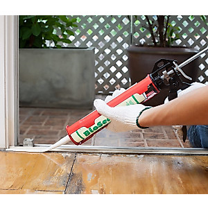 Clear BioSeal Waterproof Caulk & Sealant 100% RTV Silicone Sealant, 10oz Cartridge, Low Odor & Won't Yellow Silicone Clear, (Pack of 10)