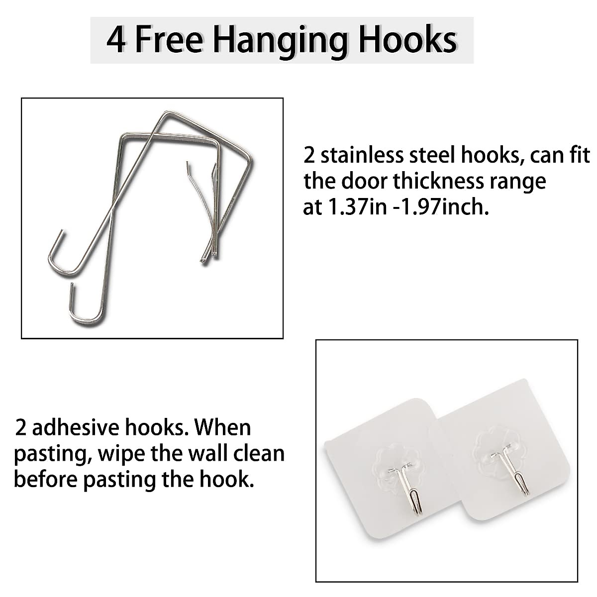 Ocean Mermaid Hanging Laundry Hamper large Wall Mounted Laundry Basket with Stainless Steel Hooks Laundry Room Organization and Storage Saving Space Over the Door Laundry Bag