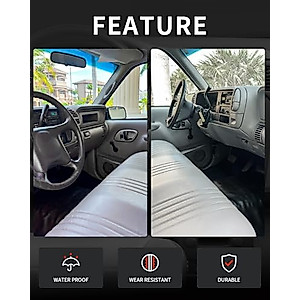 KARPAL Double Din Dash Bezel Cover Kit Compatible With 1999-2002 GMC Sierra Full-Size Trucks/SUV's Chevy Silverado Car Stereo Radio 15731974 15772850