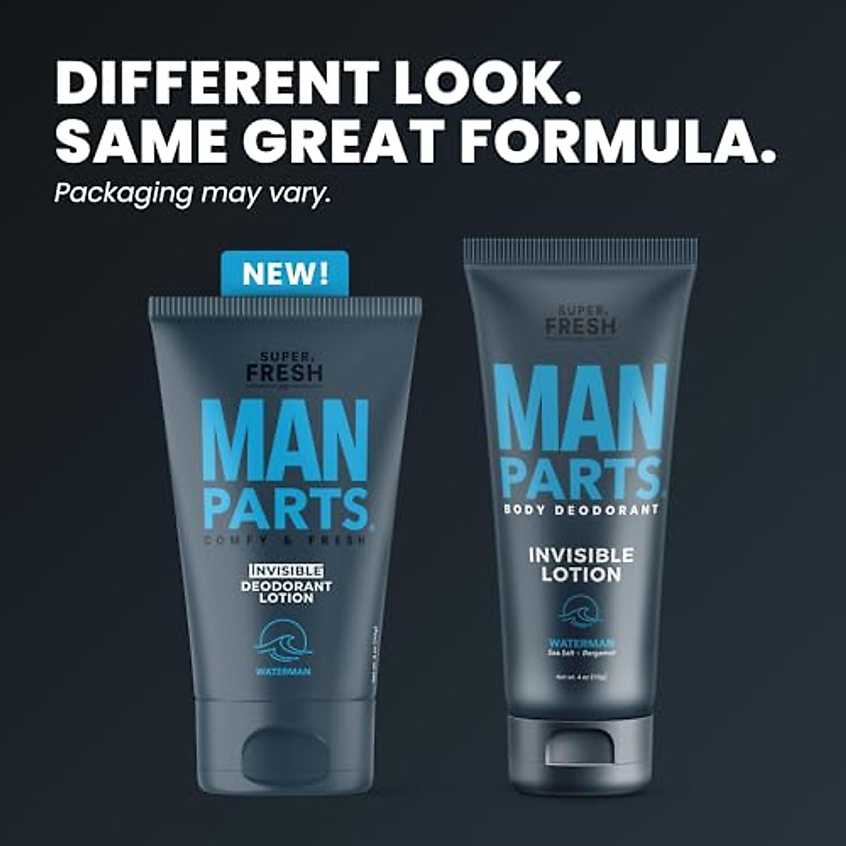 Ball Deodorant Lotion for Men by Super Fresh | Mens Hygiene Cream for Groin, Butt, & Body | Control Odor and Stay Comfortable | Aluminum Free | 4 oz Tube