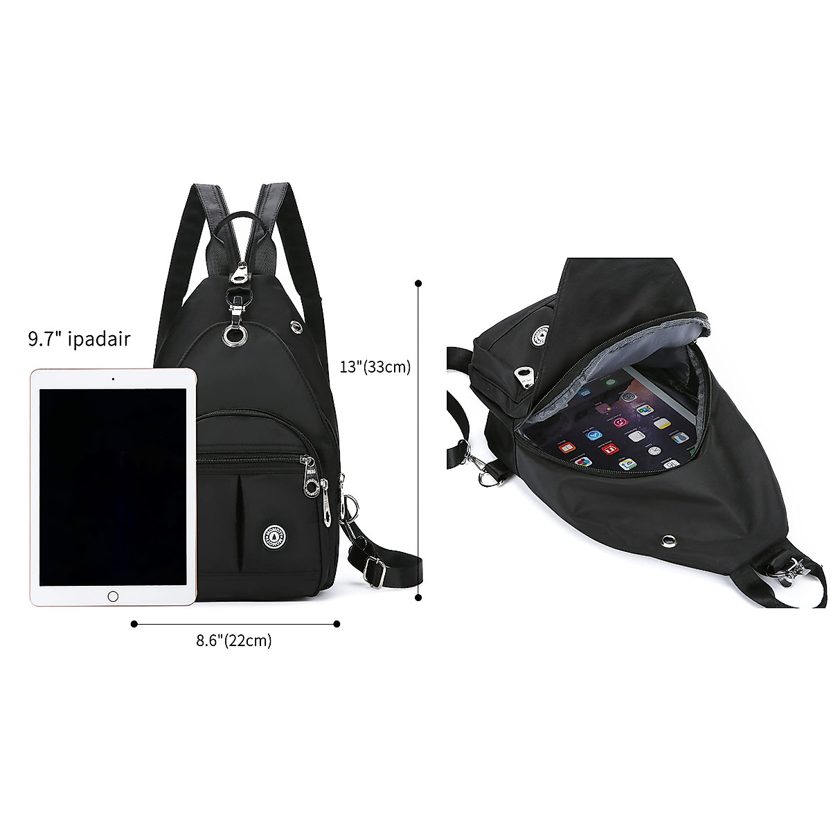 Momoty Backpack Purse Small Shoulder Bag Women Light Daypack Casual Travel Bag