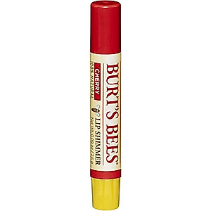 Burt's Bees Lip Shimmer, Cherry 0.09 Ounce (Pack of 4)