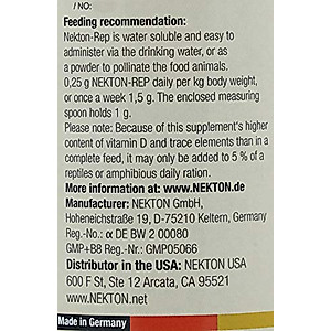 Nekton-Rep Vitamin Mineral Supplement for Reptiles and amphibians, 75gm
