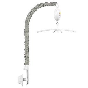 Baby Mobile arm, Crib Mobile arm with Crib Mobile Motor, Musical Crib Mobile, Baby Mobile for Crib, Mobile Holder for Crib,-Gray (Gray, 26'')