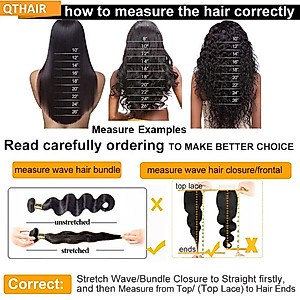 QTHAIR Brazilian Virgin Hair 16A Grade Body Wave Bundles 100% Unprocessed Virgin Brazilian Body Wavy Human Hair Bundles 20" 18" 16" 300g Brazilian Body Wave Human Hair Extensions