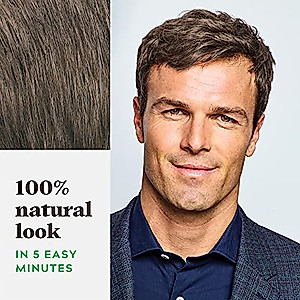 Just For Men Shampoo-In Color (Formerly Original Formula), Mens Hair Color with Keratin and Vitamin E for Stronger Hair - Medium Brown, H-35, Pack of 1