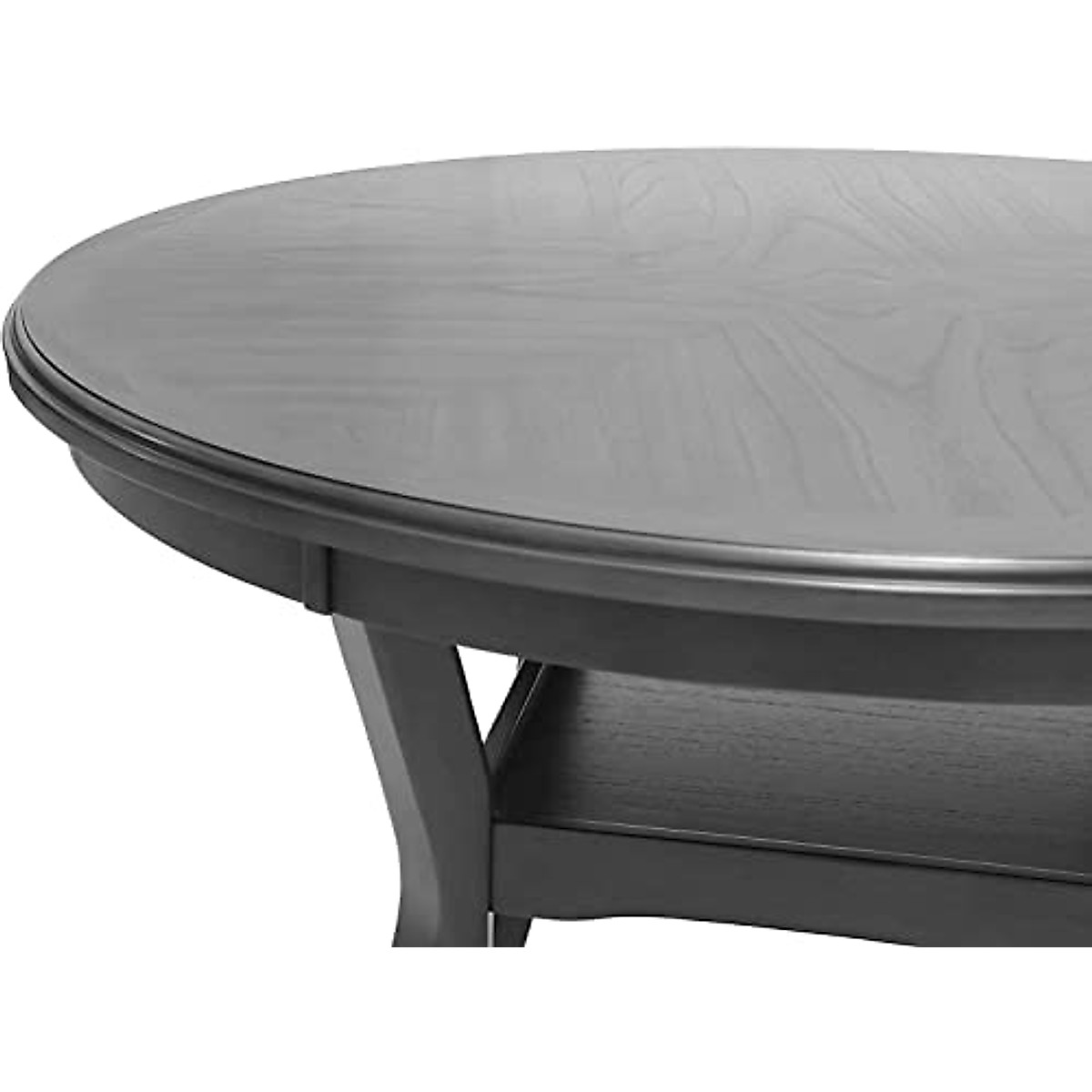 New Classic Furniture Mitchell 5-Piece Dining Set with 1 Table and 4 Chairs, Gray