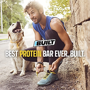 BUILT Protein Bars, Variety Pack, 12 Bars, Gluten Free, Protein Snacks, 17g High Protein, Collagen, Chocolate Protein Bar, Perfect Breakfast Bar, On The Go Protein Snack, post workout