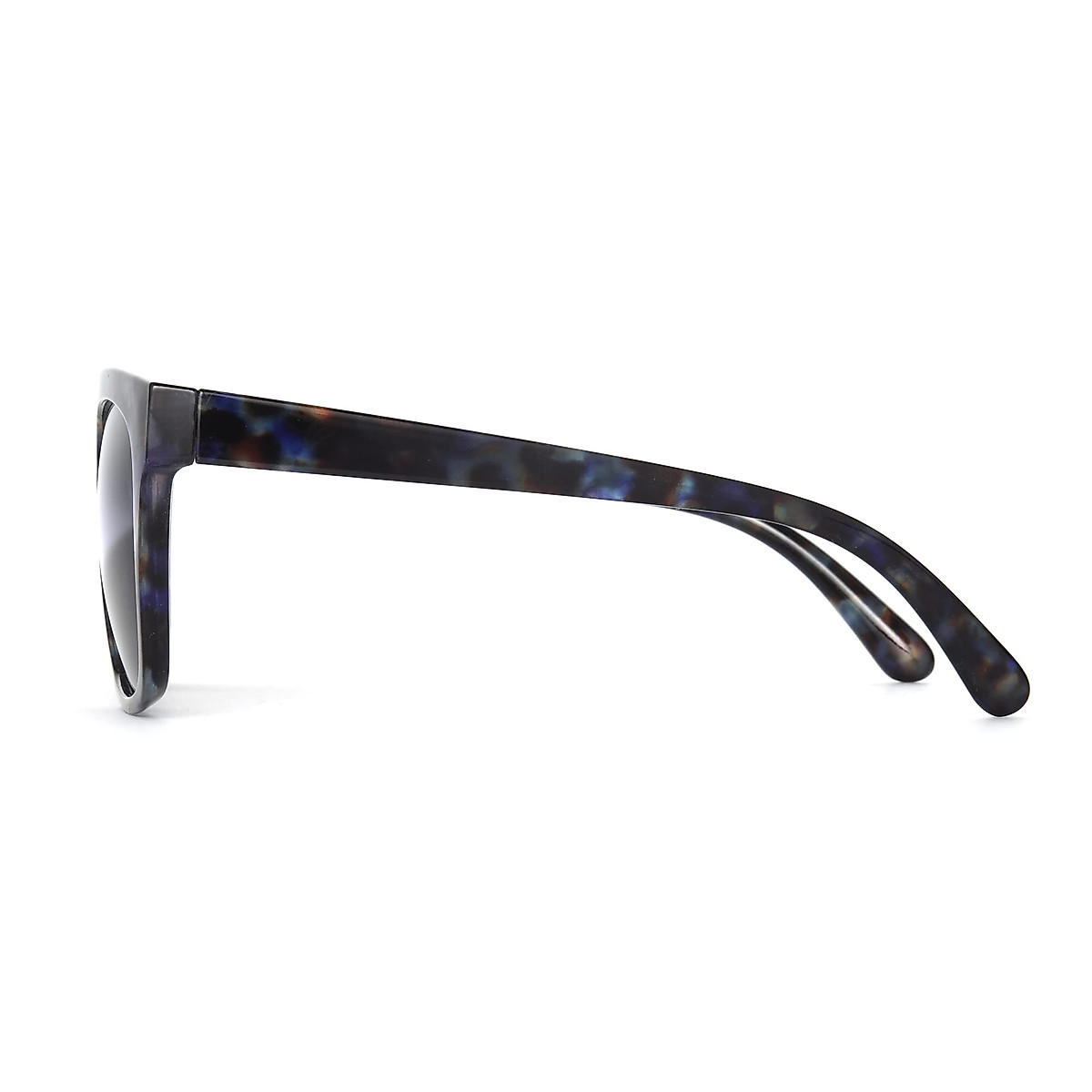 Foster Grant womens Addison Polarized for Digital Sunglasses Sunglasses, Blue Multi Tortoise, 53mm US