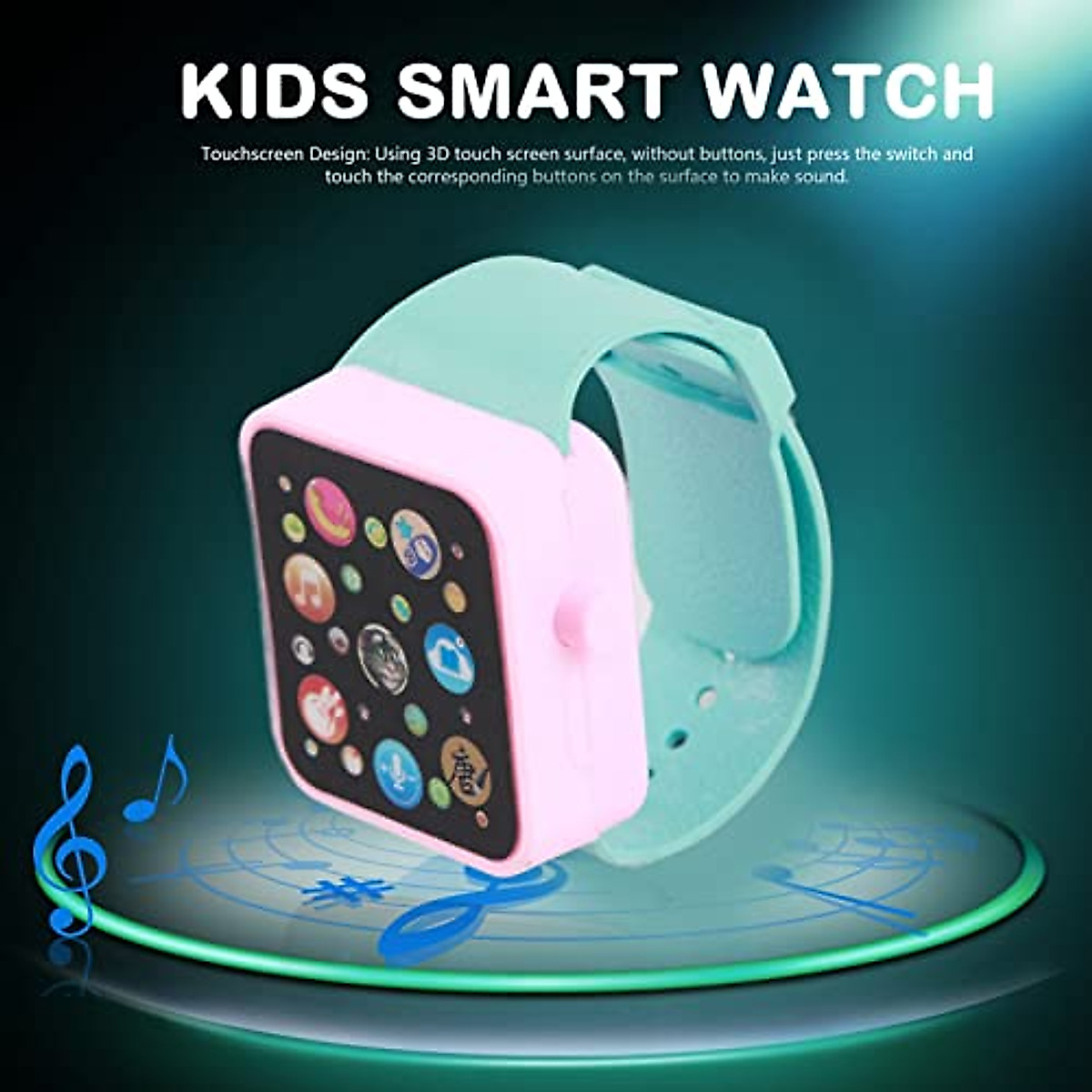 Tyenaza Kids Smart Watch, Boys Girls Smartwatch, Touchscreen Educational Watch with Story Teller Music Player for 3-10 Year Old Boys Girls