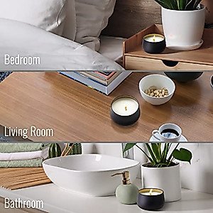 pavelle 8 oz. Black Candle Tins with Lids for Candle Making, Arts & Crafts, Storage, Gifts, and More, 24 Pcs. Bulk Candle Jars for Making Candles, Wholesale Candle Tins, Candle Making Supplies