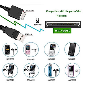 Draw a dragon Replacement Wall Charger MP3 MP4 Player USB Charger Cable Compatible with Sony Walkman NWZ Charging Cable for A Series, S Series, E Series, X Series, Z Series… B08BZGFFZV