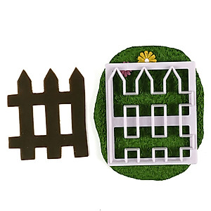 Mold Creative Cube Cake Fence Mold DIY Baking Decoration Tool Mold For Fondant Glue Clay Cake Border Decoration Food Grade Plastic