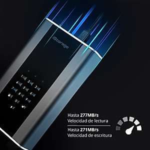 iStorage diskAshur DT2 256-bit 6TB | FIPS Level 3 Certified | Secure encrypted Desktop Hard Drive | Password Protected