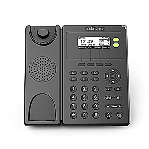 FLYINGVOICE FIP10P VoIP Phone POE SIP Phone 2 sip Lines Bussiness IP Phone Power Adapter Included Support WiFi