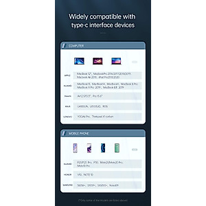 Mcdodo USB C Hub Adapter, 6 in 1 Type C Hub with 4K USB C to HDMI, 2 USB 3.0 Ports, SD/TF Card Reader, 100W USB C PD Charging Thunderbolt 3, Compatible with MacBook Pro Air, Chromebook Pixel, Phone