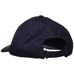 Lacoste mens Sport Solid Taffeta Side Croc Hat Cap, Navy Blue, One Size US