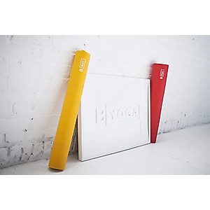 B YOGA Mat for Men & Women | Extra Thick 4mm (1/8-inch) Non-slip Workout Mat | Eco-friendly Exercise Mat | Perfect for Pilates, Yoga & Floor Exercises | 71" Long, Charcoal