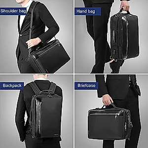 TIGERNU Laptop Backpack for Men 4-in-1 Business Backpack 15.6 Inch Computer Professional Backpack for Travel (TGN-B006 Black)