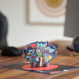 Lovepop Disney and Pixar Toy Story Buzz Lightyear Father’s Day Pop-Up Card – Father’s Day Card – Handcrafted 3D Pop-Up Greeting Card – Father’s Day Love Card, 5 x 7”