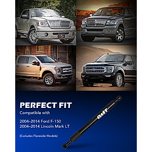 Orion Motor Tech Compatible with 04-14 F150 and Lincoln Mark LT Tailgate Assist, Truck Tail Gate Lift Assist Tailgate Shock Compatible with 2004-2014 Ford F-150 & Lincoln Mark LTS