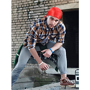 18 Pieces Silky Durags Long Tail Headwrap Durag Wide Strap Satin Durag Cap for Men and Women (Mixed Color)