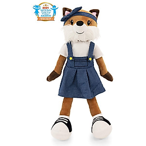 Plushible Soft Baby Doll, 18 Inch Fox - Plush Rag Doll with 2 Clothing Sets, My First Plush Toy for Girls, Boys & Infants, Soft Baby Stuffed Toy, Adorable Companion for 1 Year Old & Up